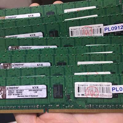 正品  KVR1066D3E7 2G ddr3 纯ECC 服务器内存 实拍议价