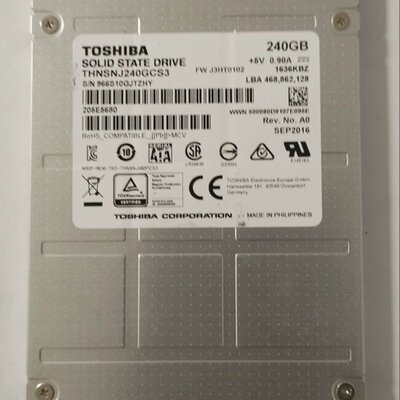 240G 6GSATA THNSNJ240GCS3 MLC 服务器固态SSD 提供测报2.5议价
