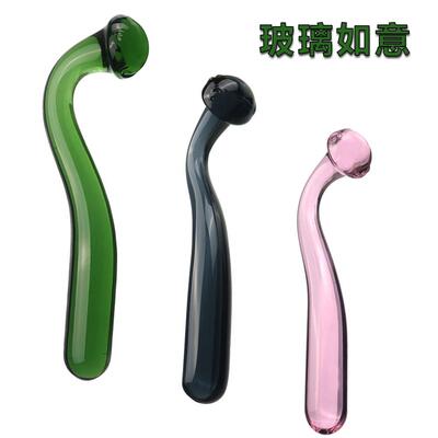 Glass-made female masturbation toy fake phallus adult produc