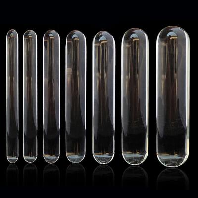 Glass-made female masturbation toy fake phallus adult produc