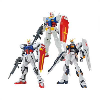 【自营】万代EG1/144全装甲元祖高达嫣红强袭超银河V高达模型拼装