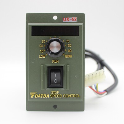 UX-52交流220V减速电机CNDF马达数显调速器6W15W25W40W60W90W120W