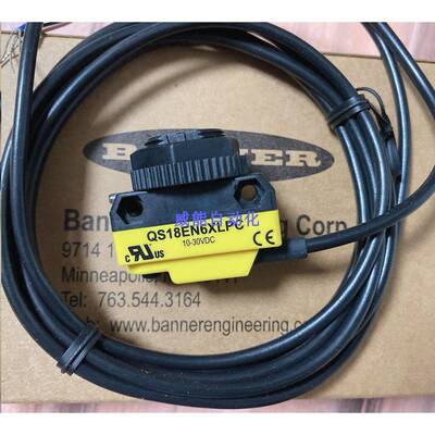 美国BANNER邦纳全新原装正品QS18EN6XLPC透明玻璃瓶物体传感器