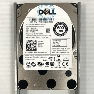 Dell/戴尔600G10KSAS2.596G9