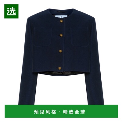 香港直邮Prada 长袖休闲夹克 P54001EVUSOOO羊毛普拉达