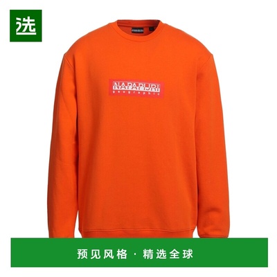 1h可退 香港直邮Napapijri 男士 卫衣 orange橙色 舒适时尚