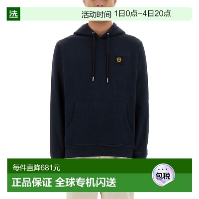 1h可退 香港直邮Belstaff 贝达弗 男士 FELPA CON CAPPUCCIO 卫衣