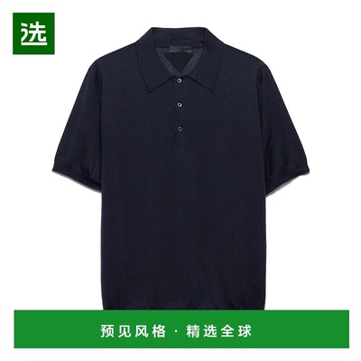 香港直邮Prada 羊绒和真丝 Polo 衫 UMF0270B8SOOO
