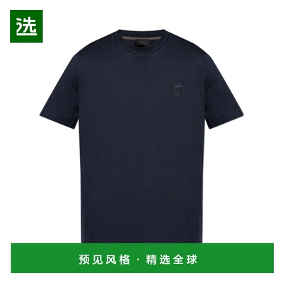 香港直邮BRIONI 男士T恤 UJUA0LOD6204100 AW2025 蓝色 短袖T恤