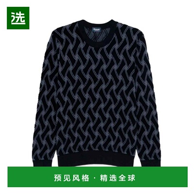 香港直邮DRUMOHR 男士卫衣 D9D303RB002 AW2025 深蓝色 Crew-Neck
