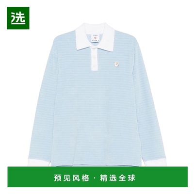 香港直邮CASABLANCA 男士T恤 MS25JTP33901 SS2025 蓝色