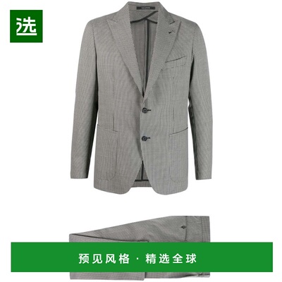 1h可退 香港直邮Tagliatore 男士 Costume Damier 西装 2smc26k11