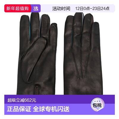 1h可退 香港直邮Paul Smith 保罗·史密斯 男士 黑色手套 M1A415G