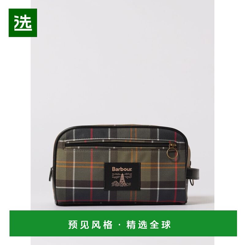 香港直邮Barbour 男士化妆包 MAC0396OL91 AW2025 花色