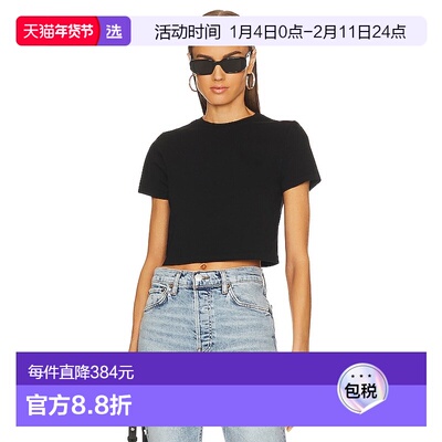 1h可退 香港直邮redone 女士 x Hanes 超细T恤 13702WMICROT