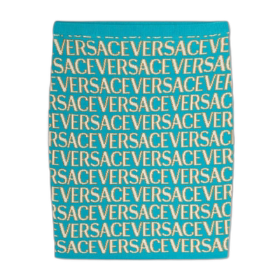 香港直邮Versace ALLOVER针织半身裙 10112201A079605V540包臀裙