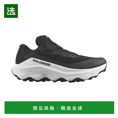 欧洲直邮Salomon萨洛蒙 ULTRA GLIDE 3系列男士黑色/白色织物跑鞋