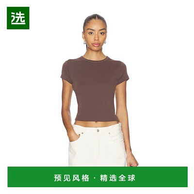 1h可退 香港直邮ST.AGNI 女士 有机棉童趣T恤 R24201FGE 舒适时尚