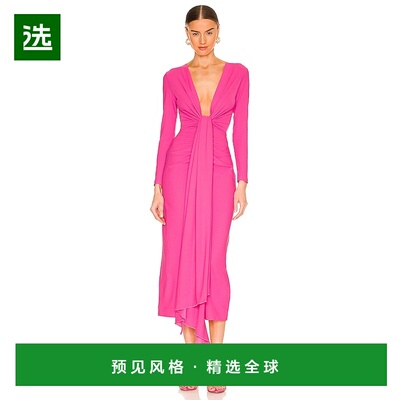 1h可退 香港直邮SOLACELONDON/Lorena女士中长连衣裙
