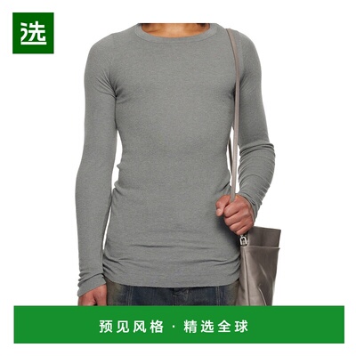 1h可退 香港直邮Rick Owens 长袖T恤 RU02E1250RJR