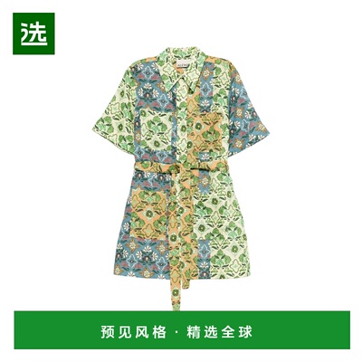 1h可退 香港直邮ALEMAIS 女士 ALI 叠接迷你连衣裙 6194D