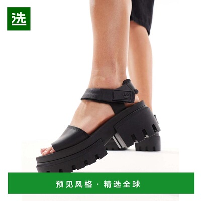 1h可退 香港直邮Timberland 天伯伦 女士 Everleigh 防水台凉鞋()