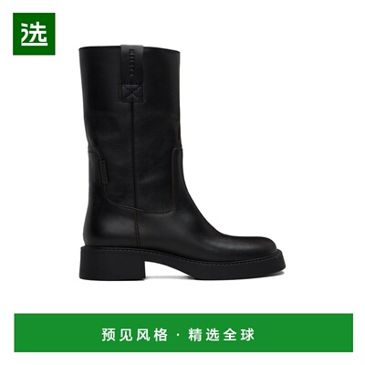 香港直邮MIISTA 女士高跟鞋 E83406BROWN AW2024 深棕色 Aron中筒