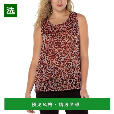 1h可退 【美国直邮】liverpool 女士 衬衫上衣正品时尚柔软 百搭