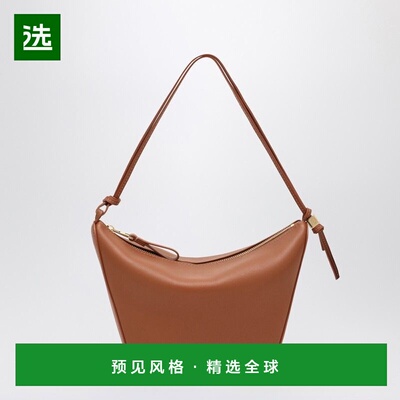 1h可退 香港直邮LOEWE 罗意威 女士 HAMMOCK 迷你棕色水饺包 A538