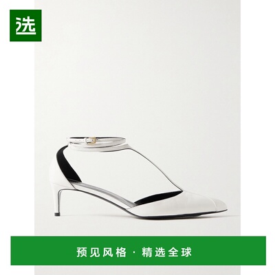 1h可退 香港直邮KHAITE 女士 Mia 皮质浅口鞋 F3085931OPTICWHITE