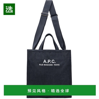 1h可退 香港直邮A.P.C. 男士 海军蓝 Récupération 托特包 COHG