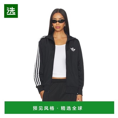 1h可退 香港直邮Adidas 女士 Firebird 运动衫 JC8251 black黑色
