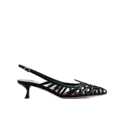 香港直邮Roger Vivier 编织露跟高跟鞋 RVW543385【付后1h可退】