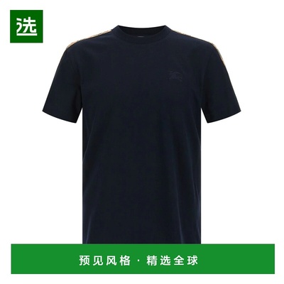 香港直邮BURBERRY 男士T恤 8123257NAVY SS2026 蓝色 'Seth' T-sh