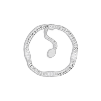 欧洲直邮CHRISTIAN DIOR（迪奥）男士 CD Icon 细链环手链精致