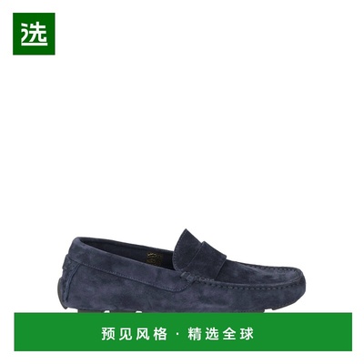 1h可退 香港直邮Henderson Baracco 男士 乐福鞋 blue蓝色 舒适时