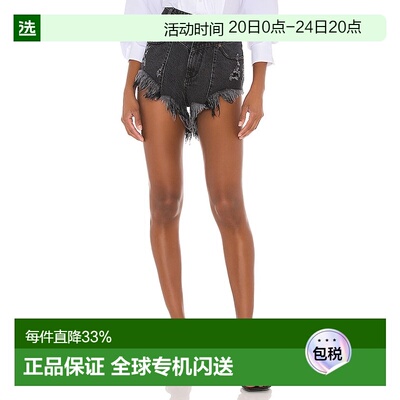 1h可退 香港直邮retrofete 女士 Tessa 短裤 PF202820 black黑色