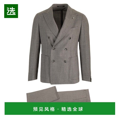 香港直邮TAGLIATORE 男士西服 2SMC20K01N208 AW2024 灰色 