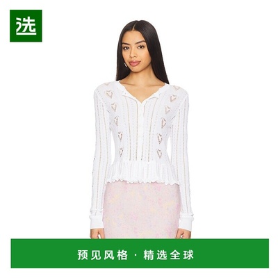 1h可退 香港直邮LOVESHACKFANCY 女士 Thalia 针织开衫 K18722408