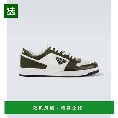 1h可退 香港直邮Prada 普拉达 男士 Downtown 皮质运动鞋男鞋