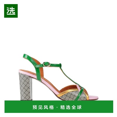 1h可退 香港直邮Chie Mihara 女士 凉鞋 green绿色 舒适时尚