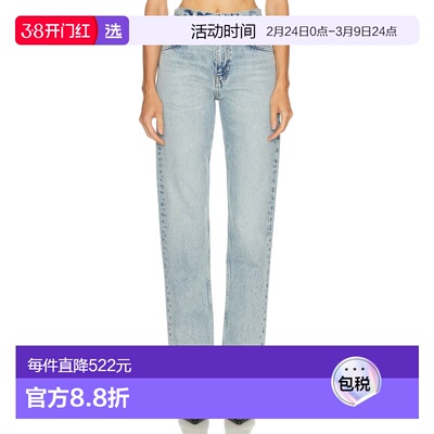 1h可退 香港直邮redone 女士 Blondie 直筒牛仔裤 14103WBLONDI