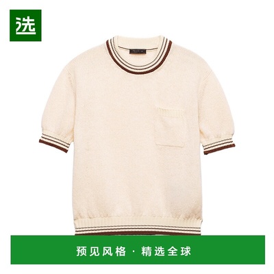 香港直邮Prada 圆领短袖毛衣 UMF03317QASOOO针织衫