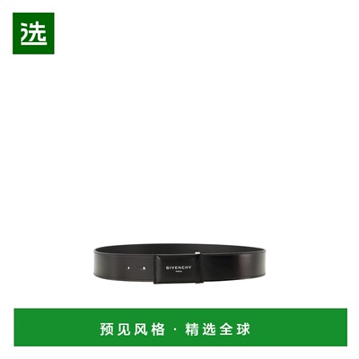 香港直邮GIVENCHY 男士腰带 BK407MK21N001 SS2026 黑色