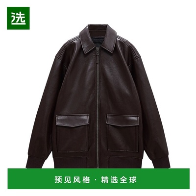 香港直邮ANINE BING 女士 Outerwears 皮革夹克 A017185B