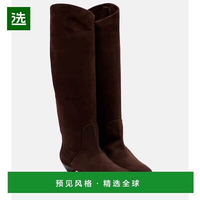 1h可退 香港直邮Le Monde Beryl 女士 Allegra 绒面革及膝靴子