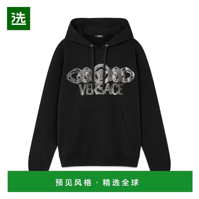 香港直邮Versace 长袖卫衣 10187941A13526连帽范思哲