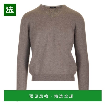 香港直邮BARBA 男士针织衫 700024205046 AW2024 浅棕色 Merino W