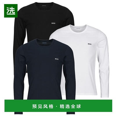 欧洲直邮BOSS 雨果博斯 LSShirtRN 3P Classic 男士服装长袖T恤 5
