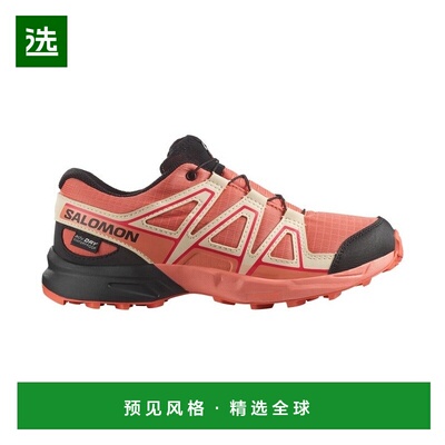 欧洲直邮Salomon萨洛蒙 SPEEDCROSS WATERPROOF系列儿童浅橙/跑鞋